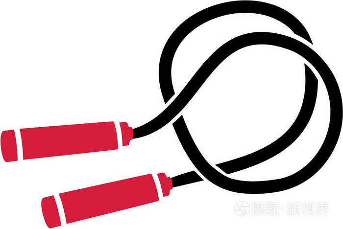跳绳的图标插画-正版商用图片0fz862-摄图新视界