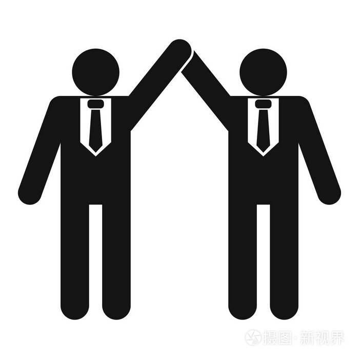 合作伙伴图标, 简单样式插画-正版商用图片0g1car-摄图新视界