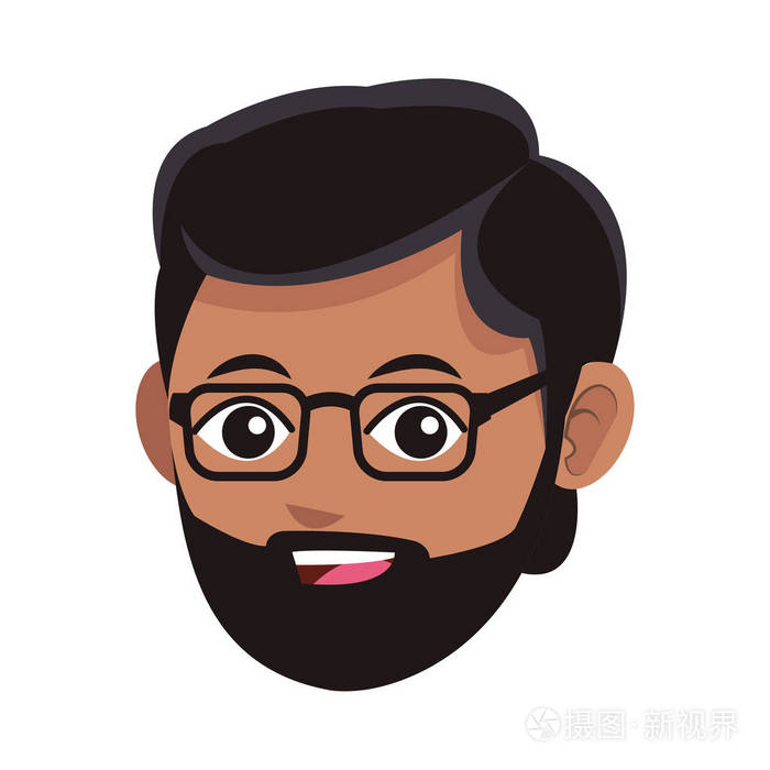 男人卡通图标插画-正版商用图片0gamkg-摄图新视界