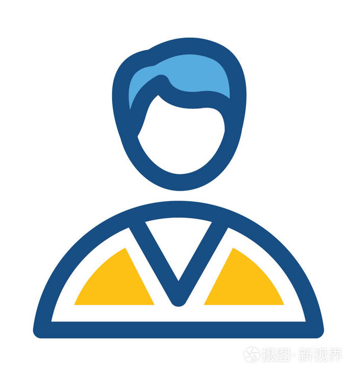 年轻人彩色矢量图标插画-正版商用图片0gntg0-摄图新视界