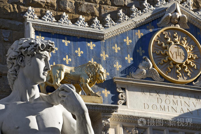 大卫米开朗基罗意大利佛罗伦萨照片-正版商用图片0my3p7-摄图新视界