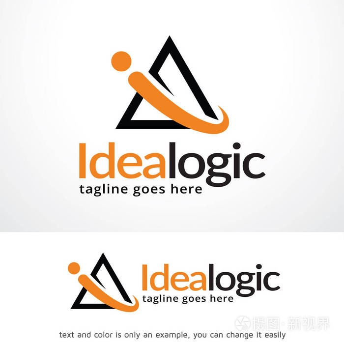 Idealogic 标志设计矢量模板插画-正版商用图片0n4wac-摄图新视界