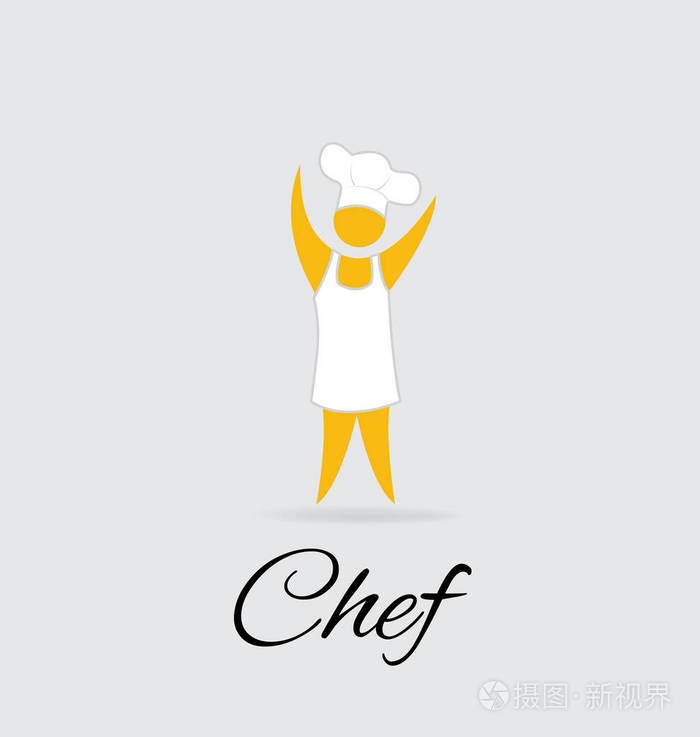 厨师图标标志插画-正版商用图片0plaza-摄图新视界