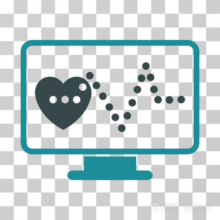 有氧运动监测矢量图标插画-正版商用图片0q9b6a-摄图新视界