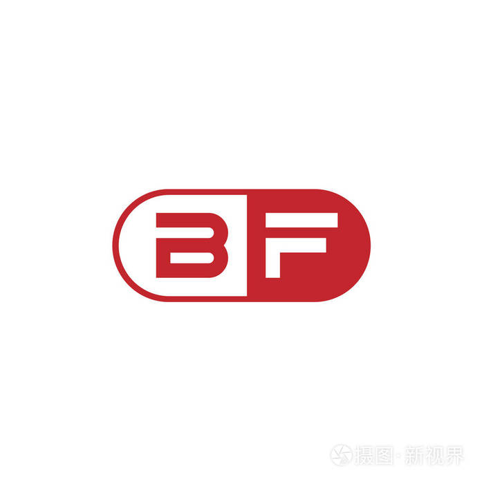 首字母 Bf 标志模板设计插画-正版商用图片0qtfge-摄图新视界