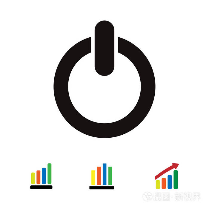 电源标志图标插画-正版商用图片0u5itg-摄图新视界