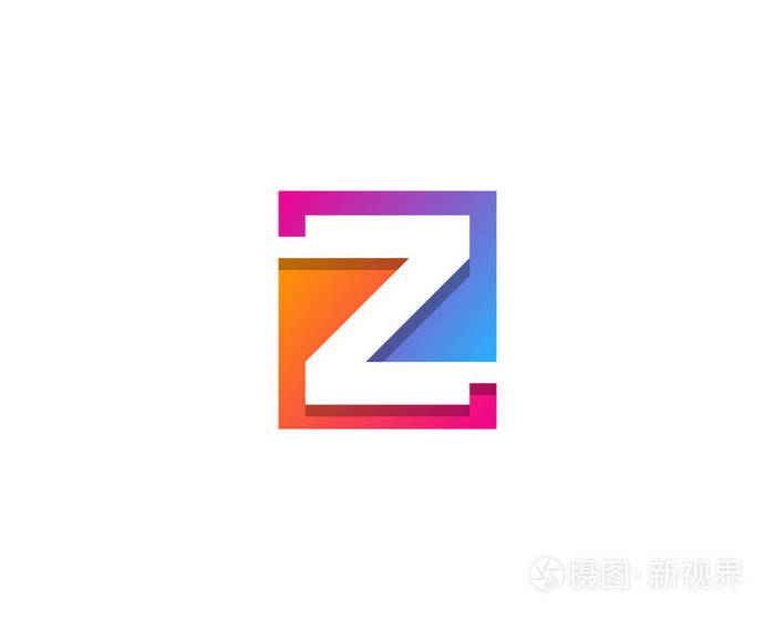字母 Z 图标徽标设计元素插画-正版商用图片0un638-摄图新视界