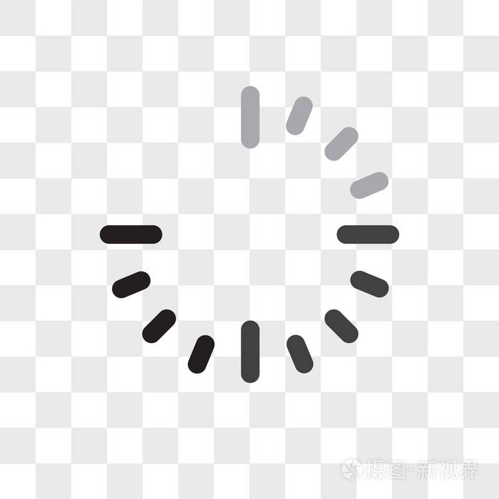 加载矢量图标在透明背景上隔离, 加载插画-正版商用图片12tlmd-摄图新视界