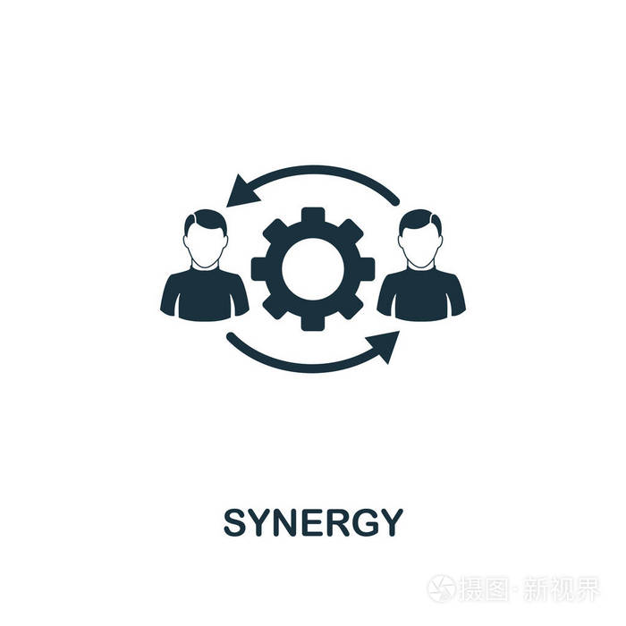协同图标。从团队的图标集合的高级风格设计。ui 和 ux 像素完美的协同图标, 用于网页设计应用程序软件打印使用照片-正版商用图片156ooh ...