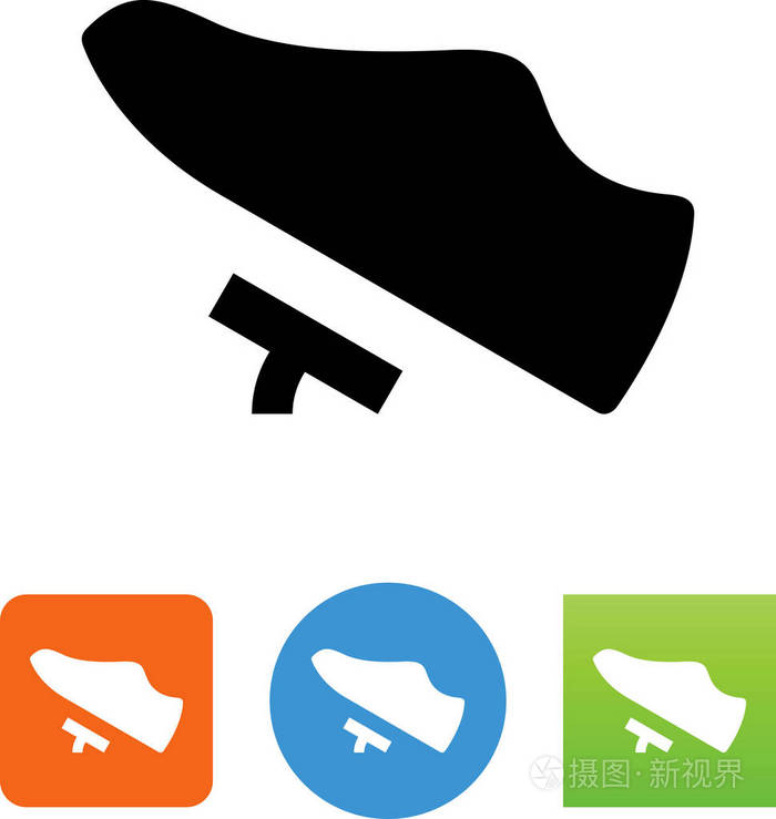 踩刹车踏板矢量图标插画-正版商用图片16e9np-摄图新视界