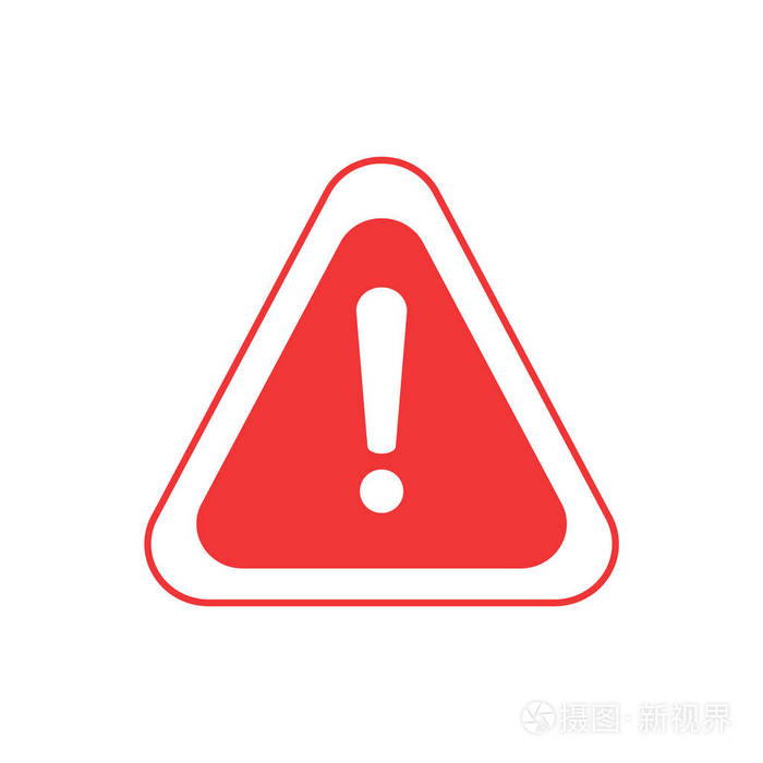 警告图标。 注意图标。 危险符号。 警告图标插画-正版商用图片18yjaj-摄图新视界