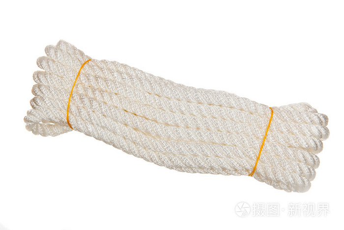 线圈的白色绳子照片-正版商用图片1fynzm-摄图新视界