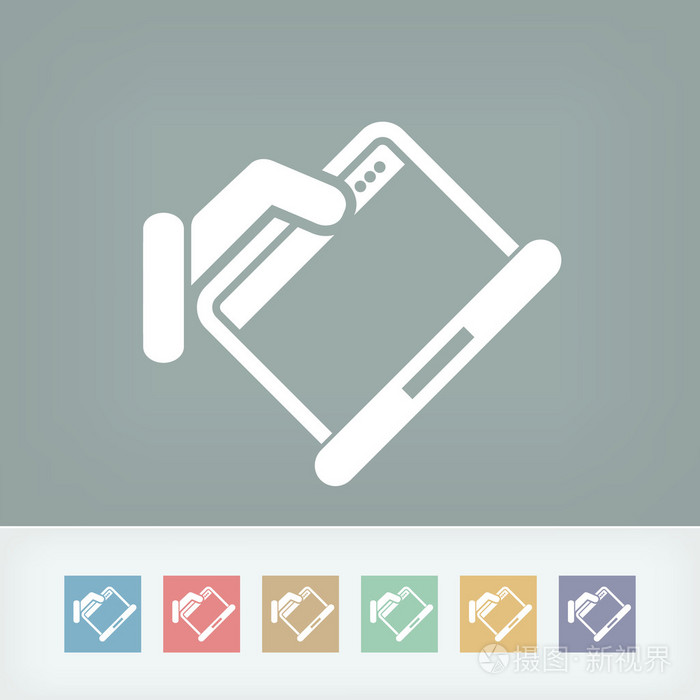 便携式计算机图标插画-正版商用图片1h9opi-摄图新视界