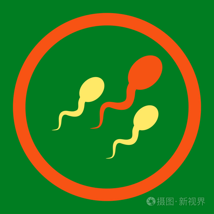 精子圆形的矢量图标插画-正版商用图片1kpmgs-摄图新视界